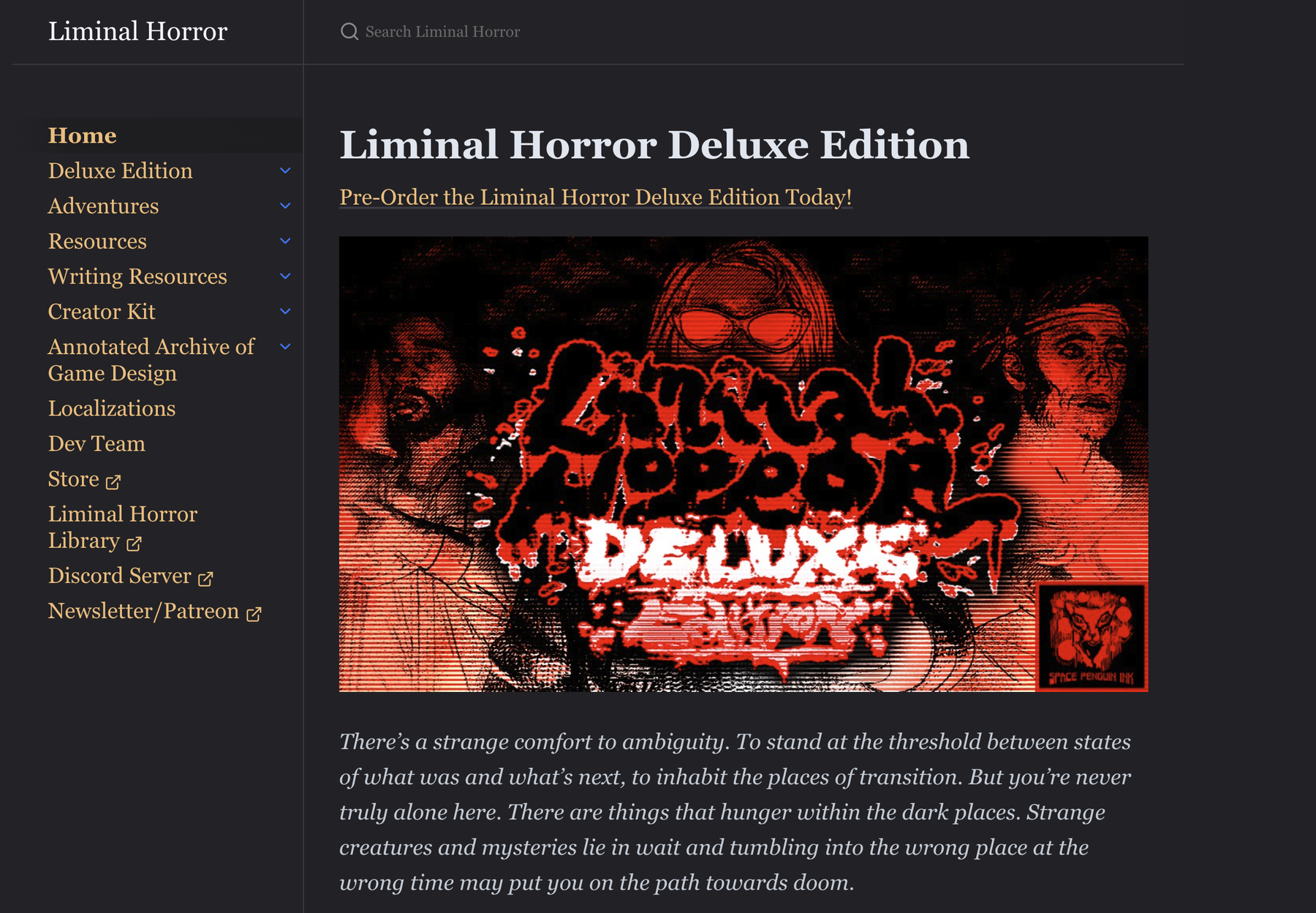 Black Friday Liminal Horror Sales! - Liminal Horror Newsletter