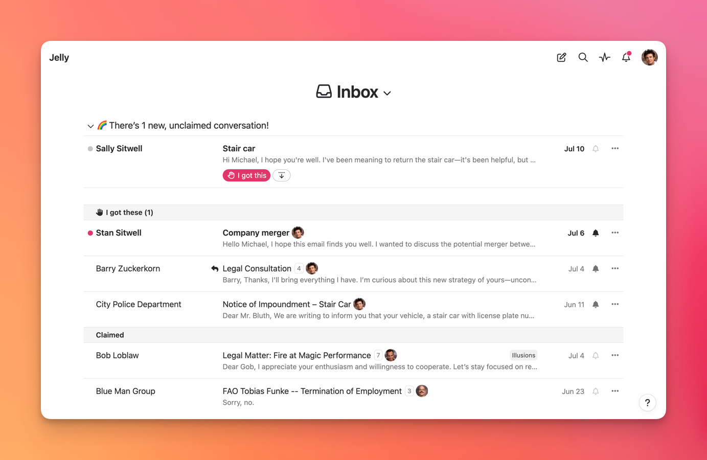 Say hello to Jelly: the simplest way to jam on email as a team - Good ...