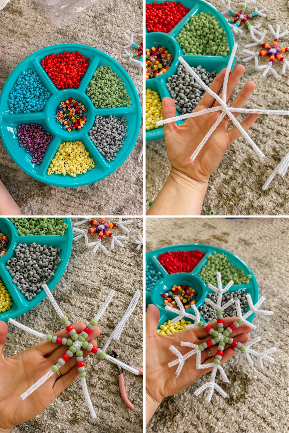 Christmas in July Craft: Pipe Cleaner Snowflakes - Kalena Langford